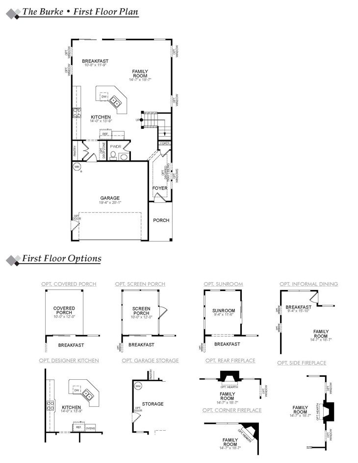Burke Floor Plan | Build On Your Lot | Eastwood Homes